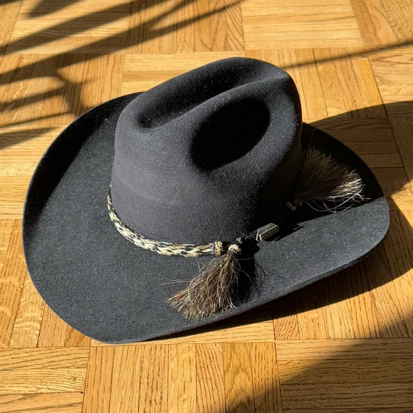 Akubra | Accessories | Akubra Rough Rider Black Western Hat With ...